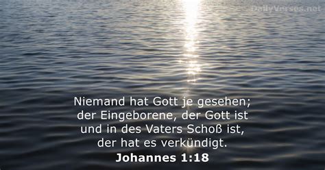 1 November 2023 Bibelvers Des Tages Johannes 1 18 DailyVerses Net