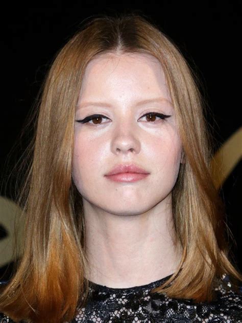 Mia Goth Eyebrows And Beauty Routine Magzica