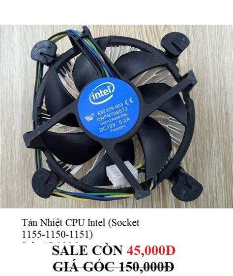 Tản Nhiệt CPU Intel Socket 1155 1150 1151