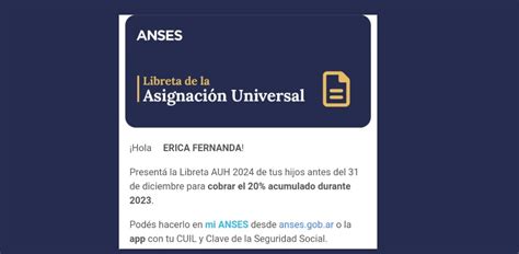 Libreta AUH 2024 Queda Un Mes Para Presentar Y Cobrar 33000 Por Hijo