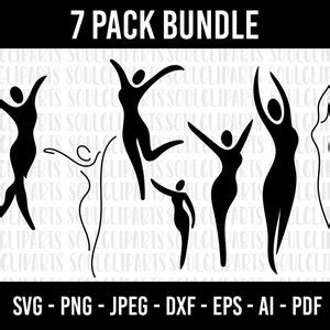 Cod Naked Woman Clipart Female Body Svg Bundle Clipart Etsy