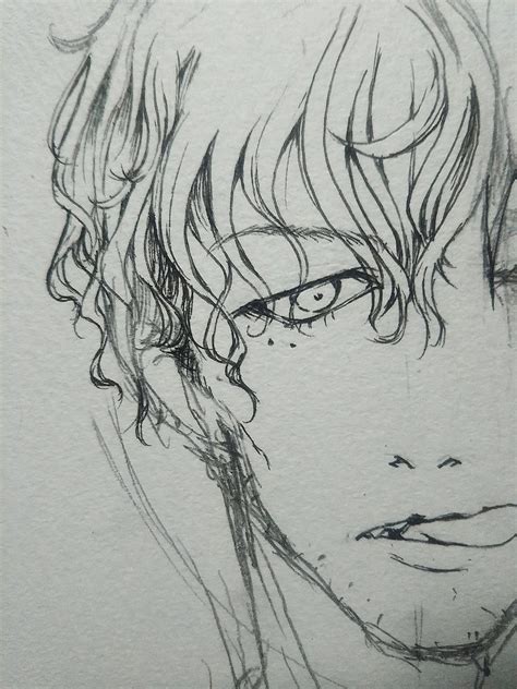 剣次郎夢骨堂 on Twitter ちっともエロ絵にならないもののペン入れ進めてます