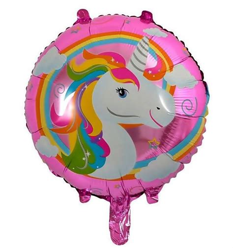 BALON FOLIOWY NA HEL OKRĄGŁY UNICORN JEDNOROŻEC 13673263632 Allegro pl