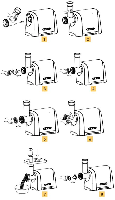 ZEEGMA MOLEN CHEF Meat Grinder User Manual