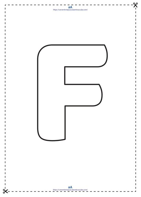 ᐅ Letra F Mayúscula Estilo Globo Para ImprimirPDF 2024