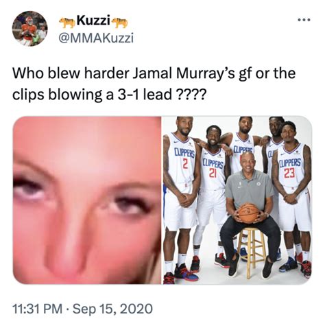 Jamal Murray Girlfriend B Meme Jamal Murrays Girlfriend Sex Tape Leak Know Your Meme