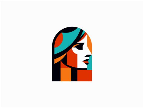 Geometric Woman Logo By Lucian Radu On Dribbble