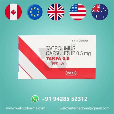 Tacrolimus Takfa Mg Capsules At Rs Box Pharmaceutical Tablets