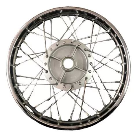 Roda Traseira Biz 100 125 Aro Raios Cubo Montado Parcelamento Sem Juros