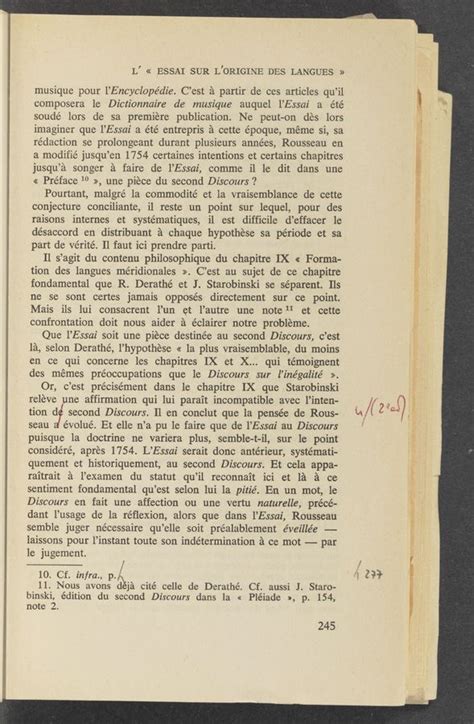 De La Grammatologie Derrida 1967 P 245 Derrida S Margins