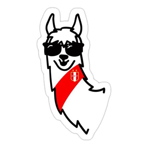 Llama Peruana Stickers Llamita