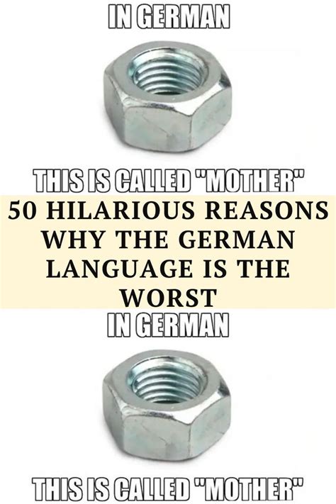 50 Hilarious Reasons Why The German Language Is The Worst Cheesy
