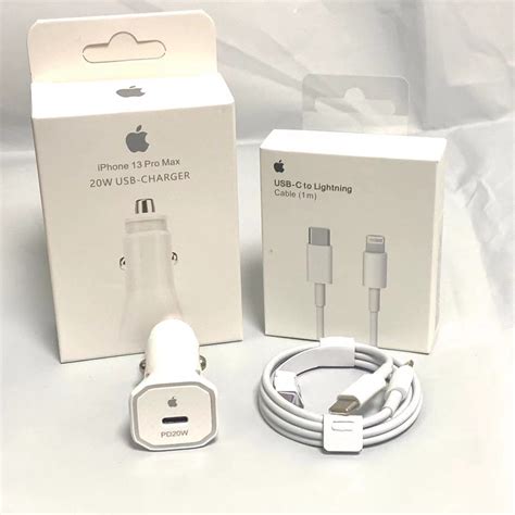 Original 20W PD Adaptador De Alimentación Cargador De Coche Para Apple
