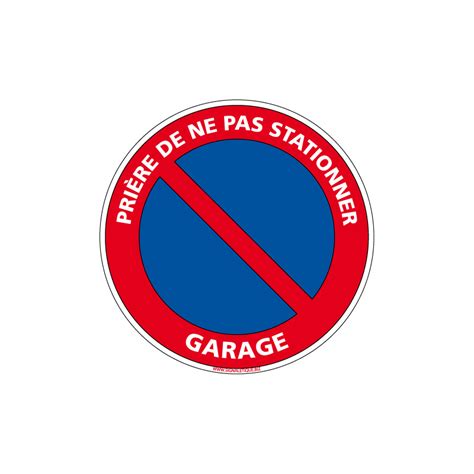 Panneau Stationnement Interdit Garage L