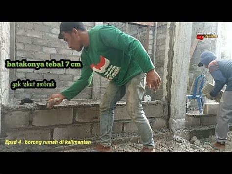Cara Pasang Batako Biar Cepat Mudah Dan Lurus YouTube