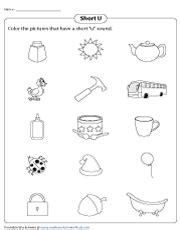 Short U Worksheets Worksheets Library