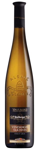 2018 Wolfberger Pinot Gris Alsace Vendanges Tardives Vivino US