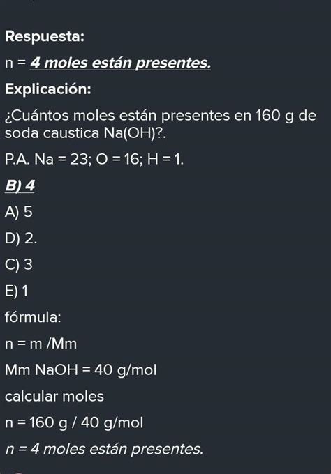 Calcular El Numero De Moles Y Moleculas Design Talk