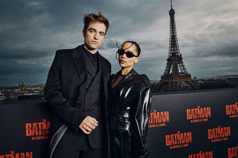 Robert Pattinson and Zoë Kravitz Promote THE BATMAN in Paris