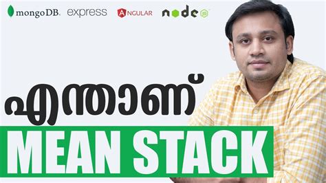 what is mean stack mongodb express angular node js malayalam one team solutions youtube