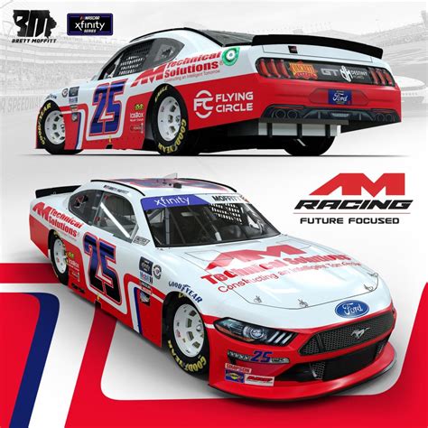 2023 25 AM Racing Xfinity Series Paint Schemes Jayski S NASCAR Silly