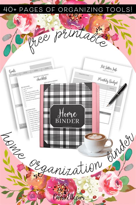 Free Printable Home Binder With 40 Pages Of Home Organization Tools
