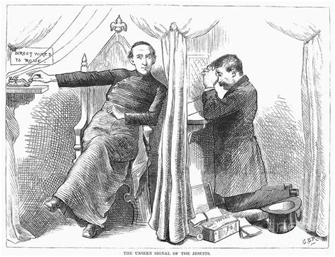 Anti Catholic Cartoon 1873 Photograph By Granger
