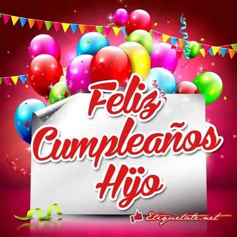 Imagene De Cumplea Os Para Mi Hijo Imagui