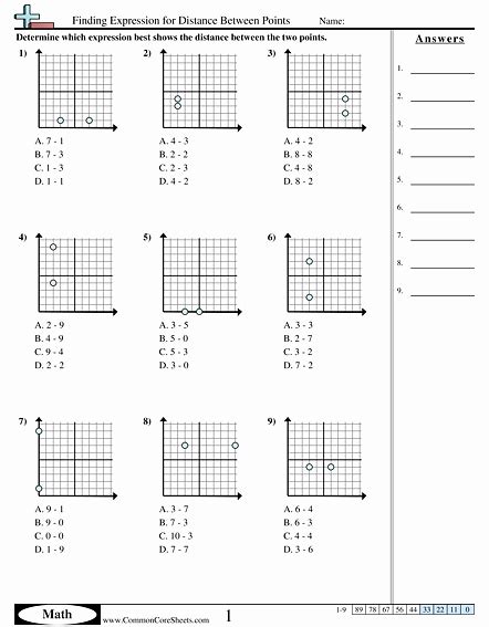 Plotting Points On A Graph Worksheets