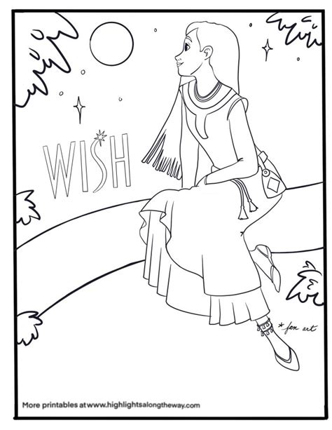 WISH Coloring Pages Highlights Along The Way