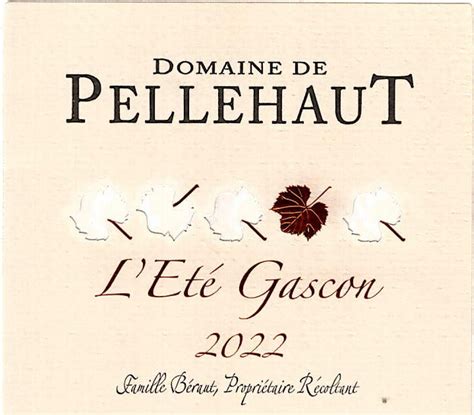 Domaine de Pellehaut L été Gascon IGP Côtes de Gascogne Blanc Moelleux