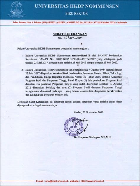 Surat Keterangan Proses Akreditasi Prodi S2 Ilmu Kebidanan Riset