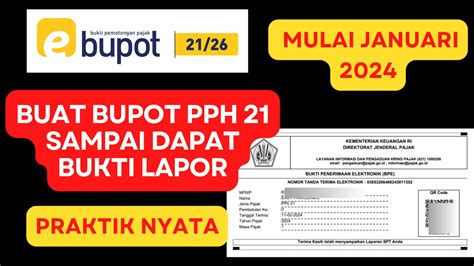 Cara Buat Ebupot 21 Dan SPT Masa PPh 21 Di DJP Online Tips Pajak
