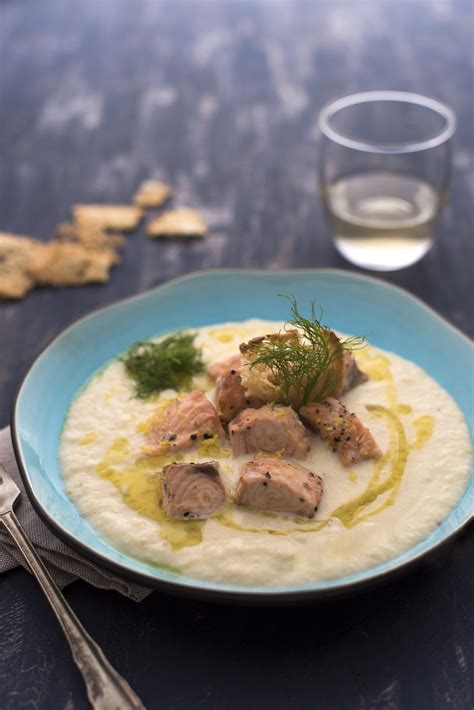 Recette saumon et purée de fenouil Marie Claire
