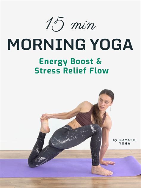 Prime Video 15 Min Morning Yoga Energy Boost Stress Relief Flow