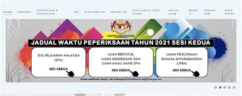 Tarikh Jadual Spm Lembaga Peperiksaan Malaysia