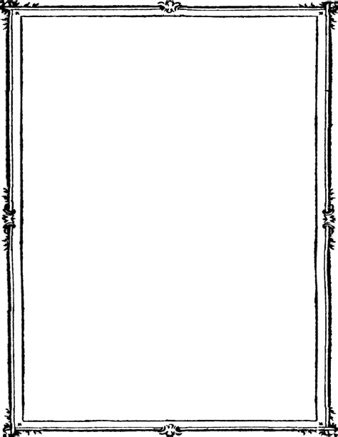 Black Border Frame Framed Artwork Decorative Border Stylish Edging