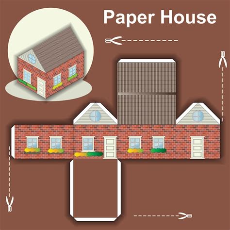 Vorlage Papierhaus Vorlage Kostenlos