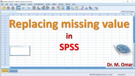 Replacing Missing Data In Spss Youtube