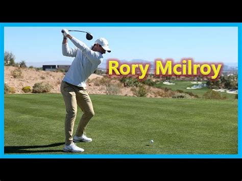 Pga Power Long Hitter Rory Mcilory Amazing Swing Motion Slow Motion