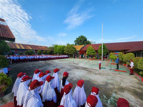 Begini Cara Penyambutan Murid Sdn Terang Terang Hari Pertama Masuk