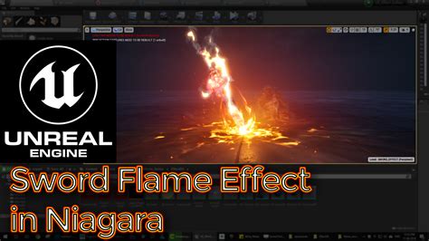 sword flame effect unreal engine niagara tutorial cgow