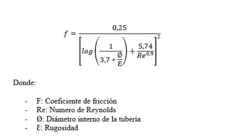 Mec Nica De Fluidos Perdidas Por Fricci N En Tuberia