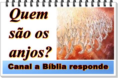 Perguntas E Respostas Da Biblia Quem S Os Os Anjos Estudo B Blico