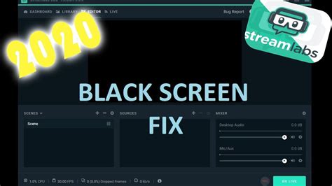 How To Fix Black Display Capture Screen In Streamlabs OBS 2020 YouTube