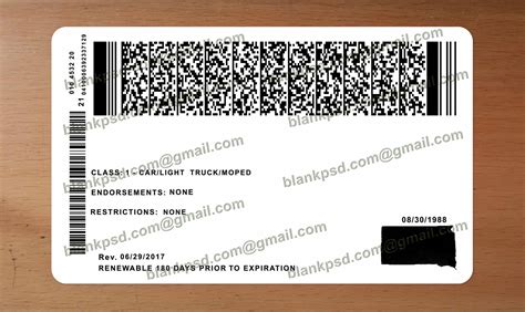 South Dakota Drivers License Psd New V2 Blank PSD