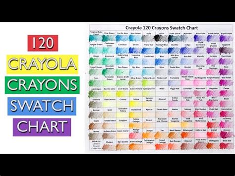 Crayola Supertips Color Chart Infoupdate Org