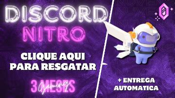 Discord Nitro Gaming 3 Mêses 6 Discord Nitro e Impulsos GGMAX