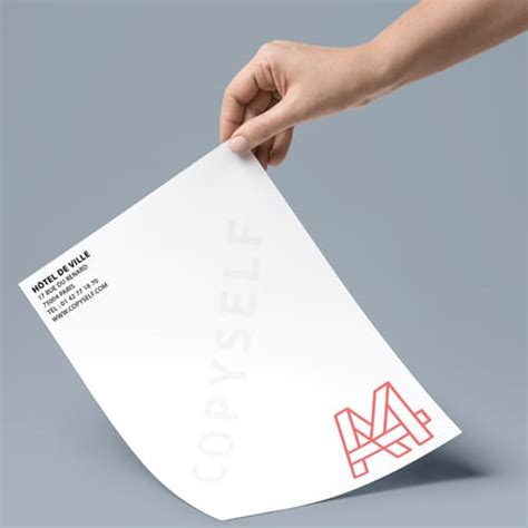 Papier à en tête Imprimerie En Ligne Paris