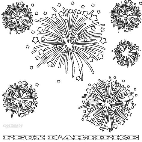 Coloriages Feux d artifice Coloriages Gratuits à Imprimer